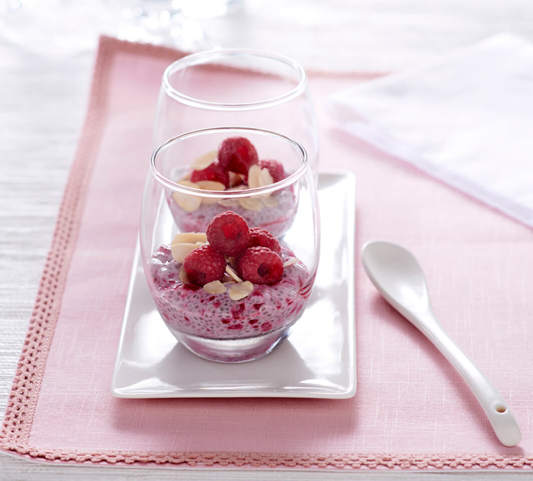 Glucerna® Philippines | Recipes: Raspberry Chia Pot
