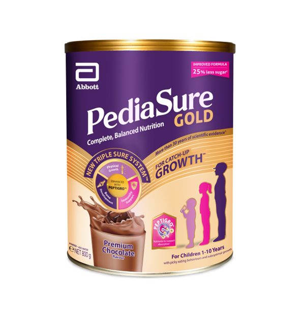 PediaSure® Gold Chocolate - Abbott Family