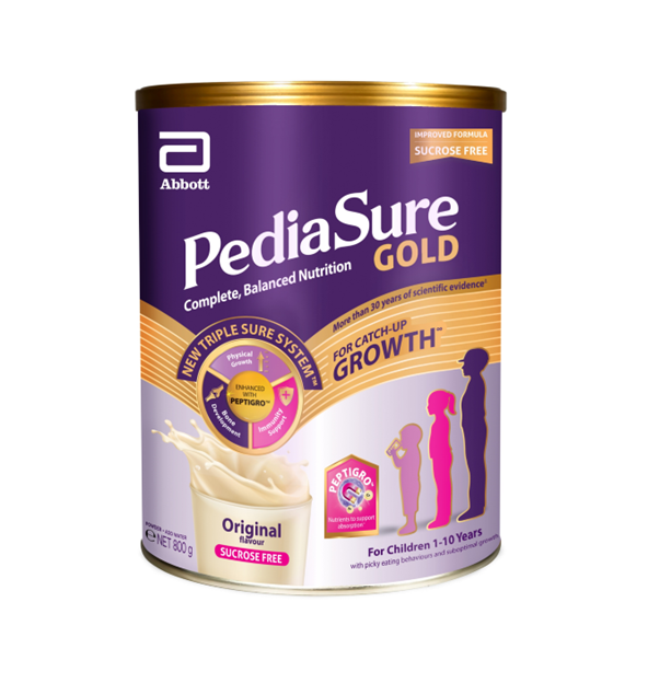 PediaSure® Gold Sucrose Free - Abbott Family